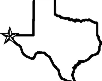 El Paso Star Svg - Etsy