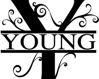 HARRIS Monogram Digital Download SVG File for CNC, Laser and Other ...