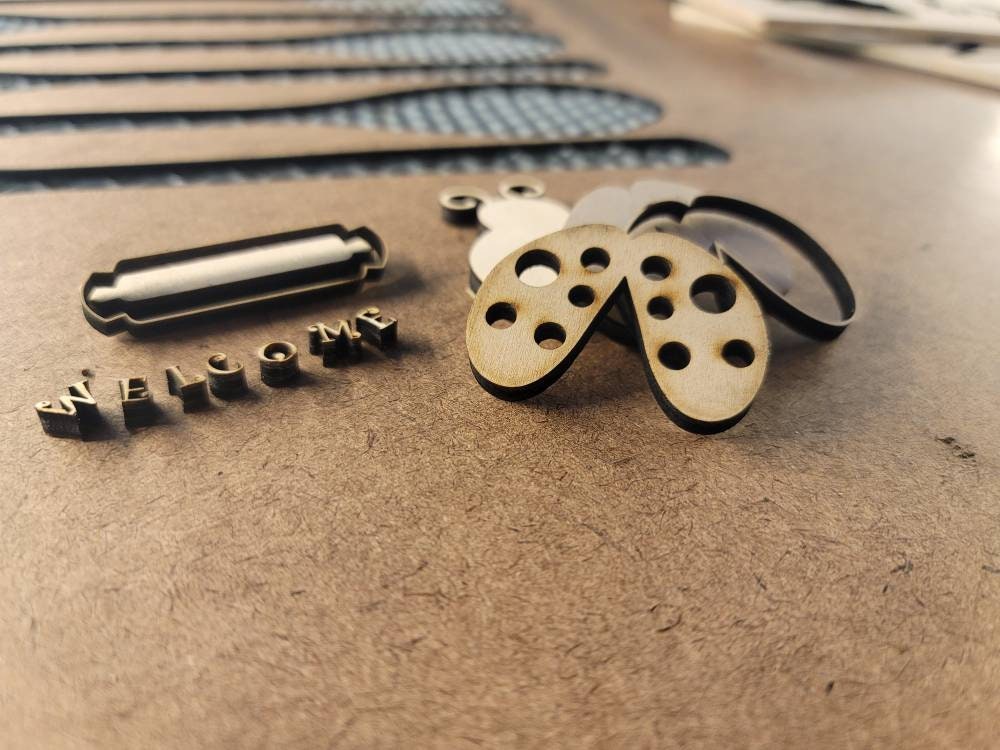 6 Layer Ladybug File Multilayer SVG Vector for Laser Cutters, Cnc ...