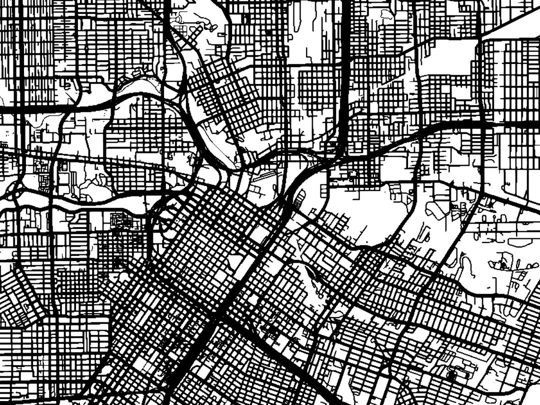 HOUSTON TEXAS Map SVG for Lasers and Other Vectorized Image - Etsy Canada