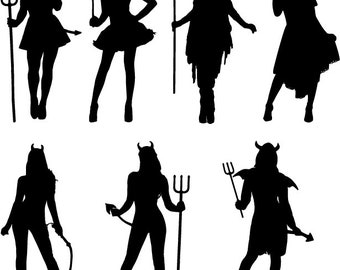 Devil Woman Svg | Etsy
