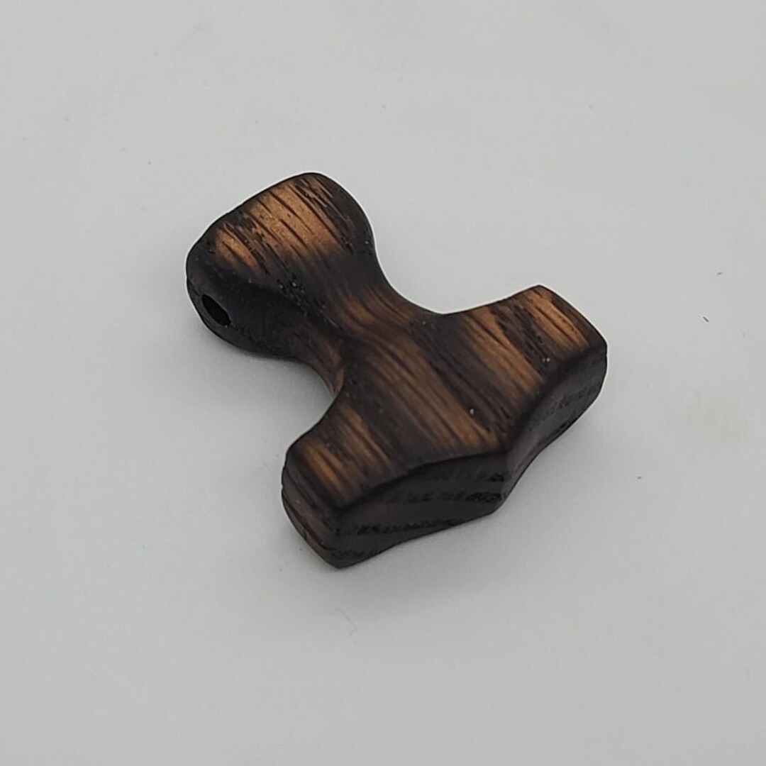 Hand Carved Wooden Mjolnir - Etsy