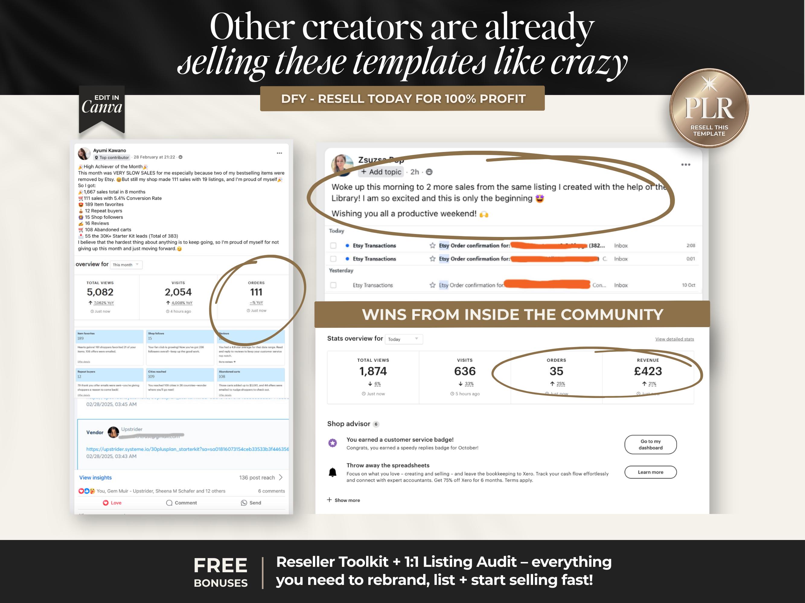 Etsy Download PDF Instruction Templates + PLR Resell Rights, DFY ...