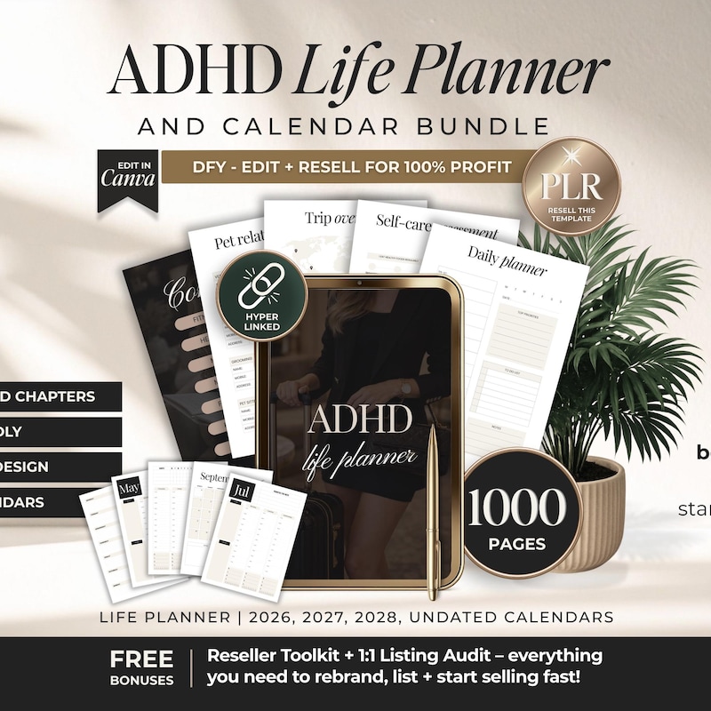 Resell Planners Digital - Etsy