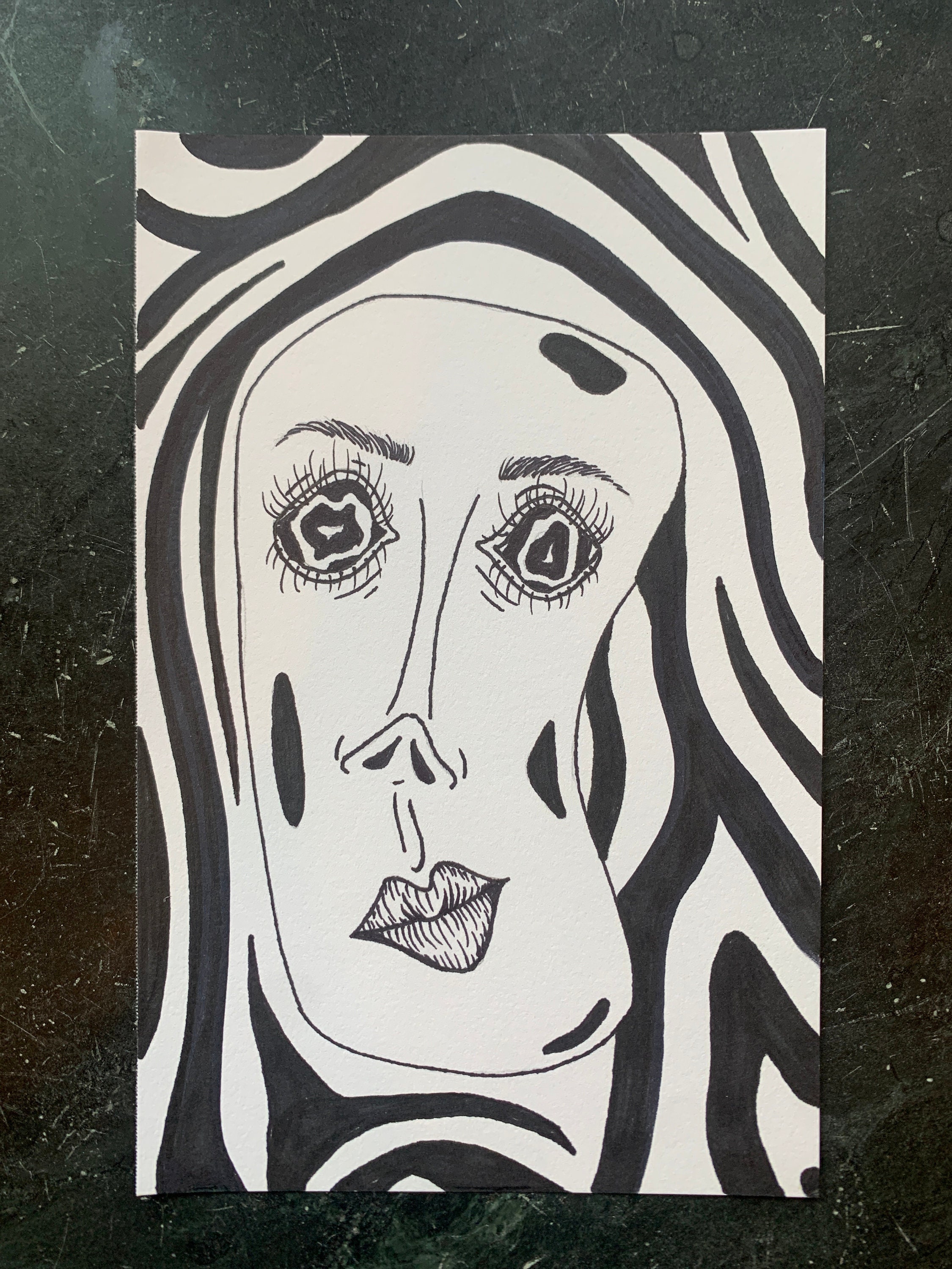 Deformed Face Drawing