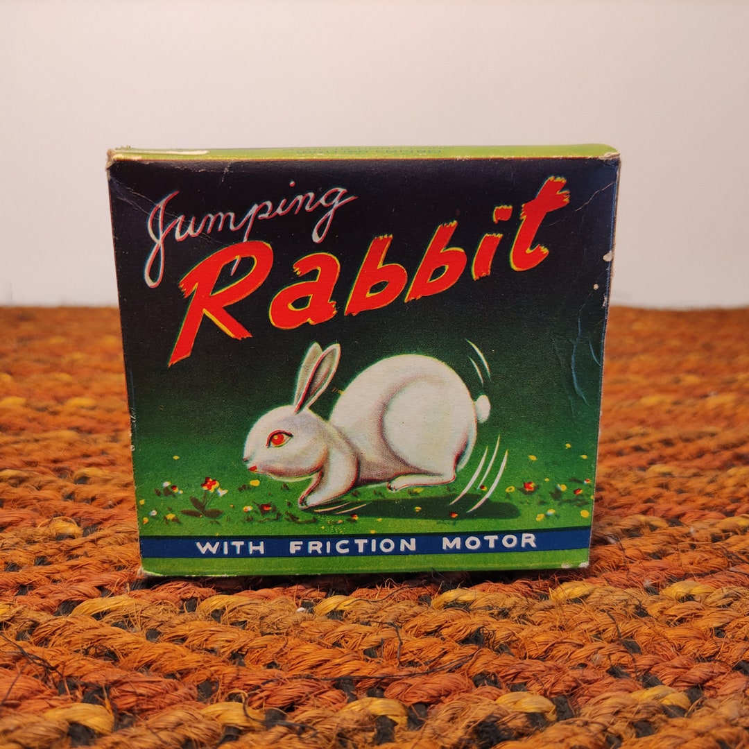 Jumping Rabbit With Friction Motor Vintage Toy - Etsy