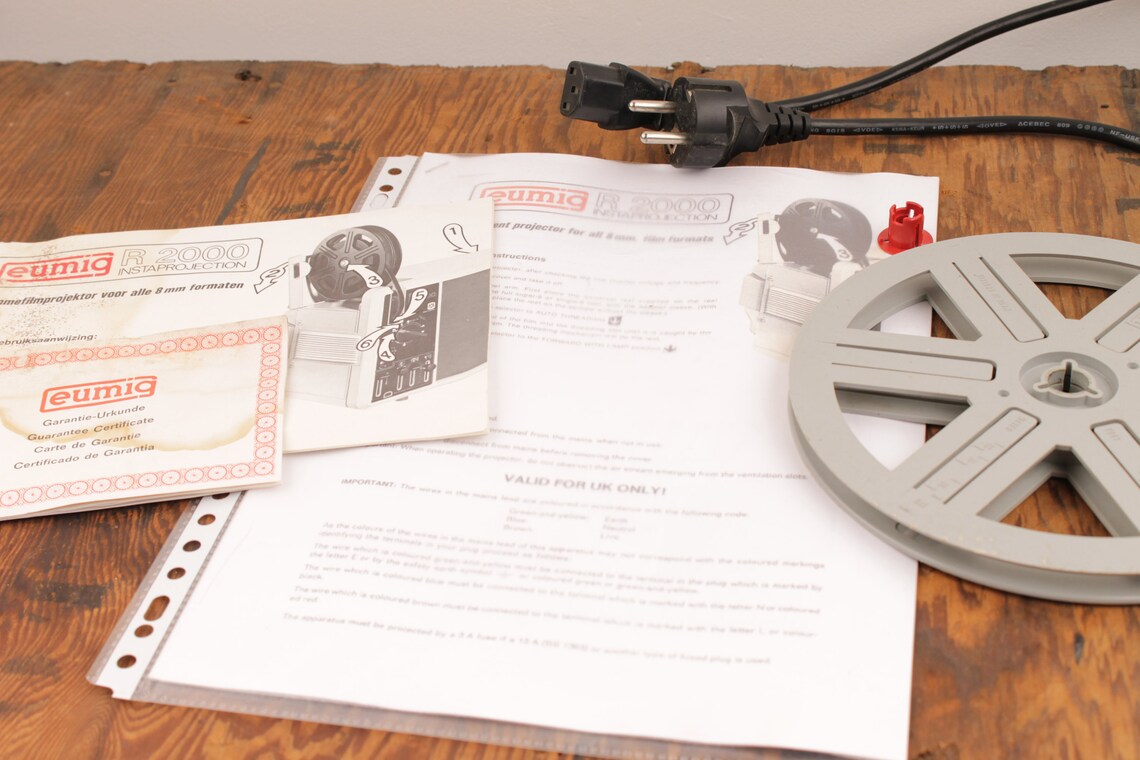 Eumig R2000 Instaprojection Super 8 & 8mm Projector - Etsy