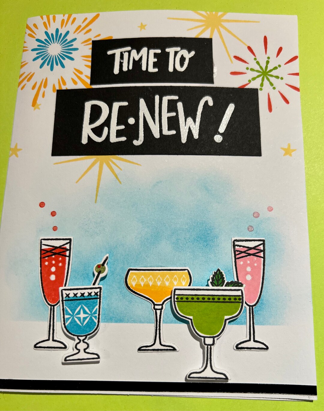 Happy New Year Time to Renew - Etsy