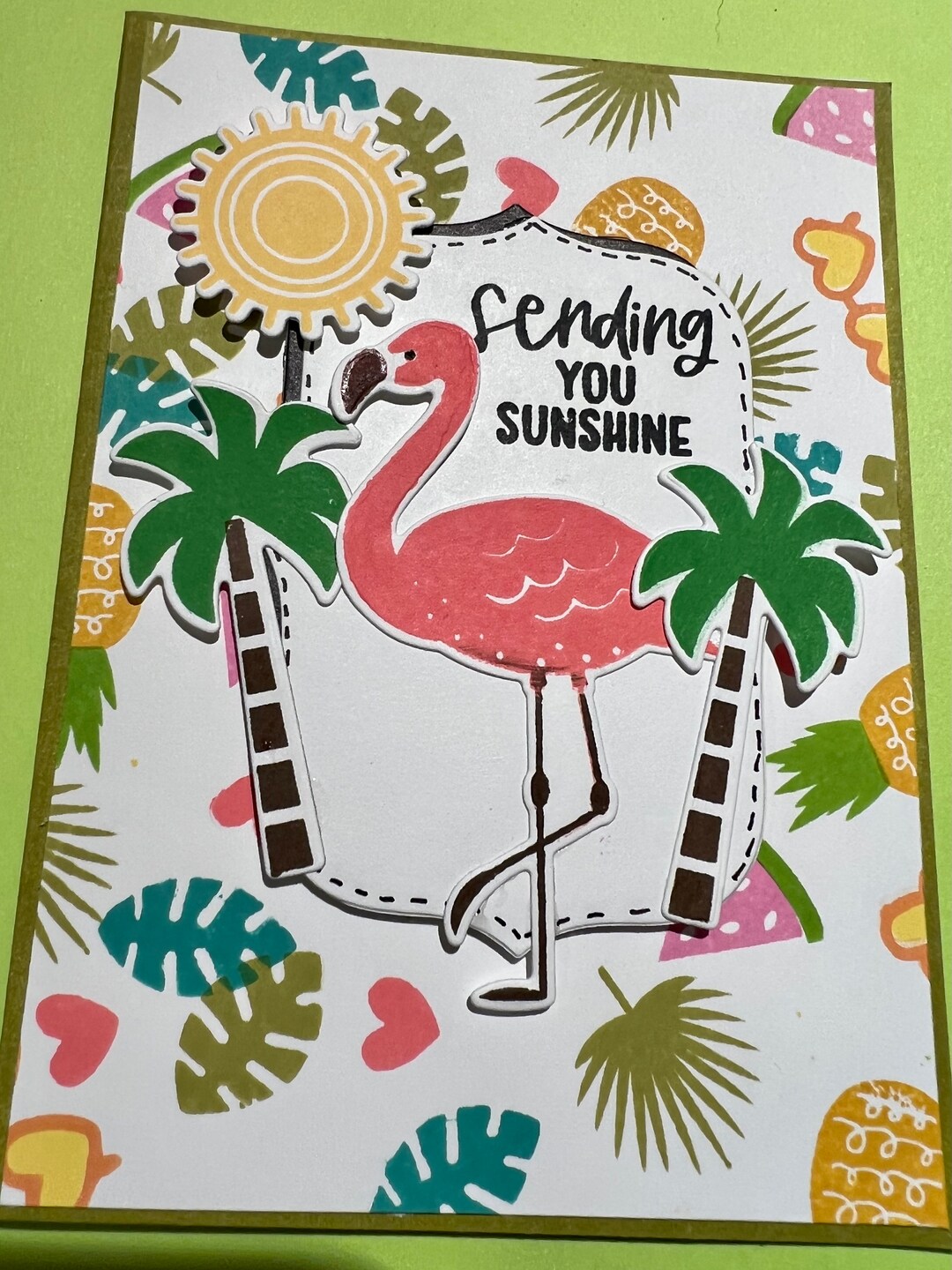 Sending Sunshine Card - Etsy
