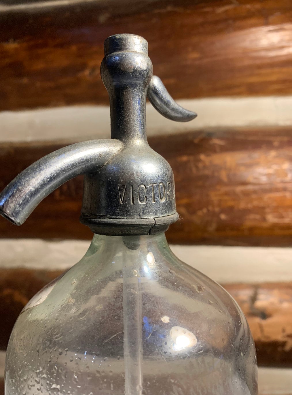 Clear Antique Seltzer Bottle Sam Milchman - Etsy