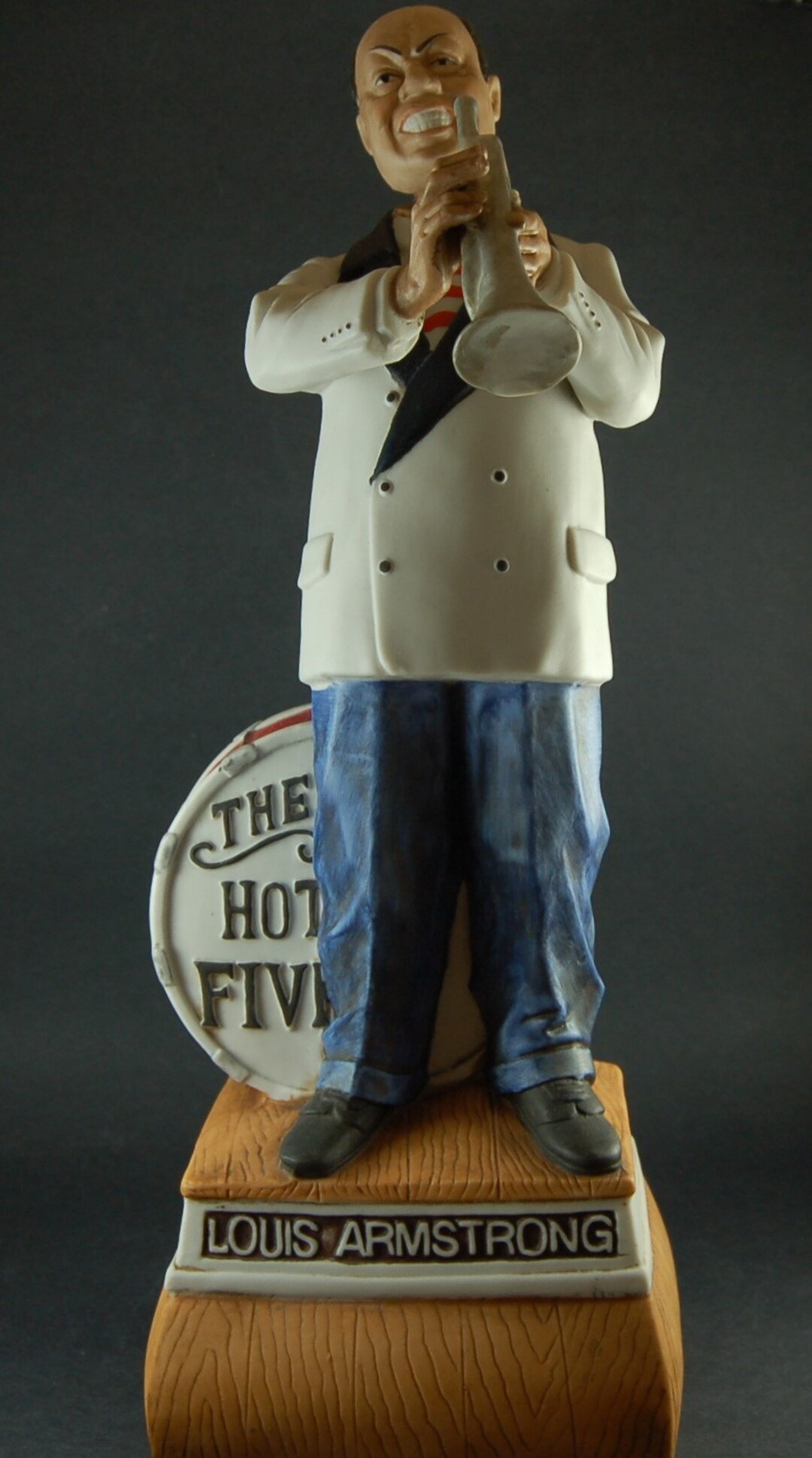 VINTAGE Mccormick Decanter Music Box Luis Armstrong Rare Hard to Find ...