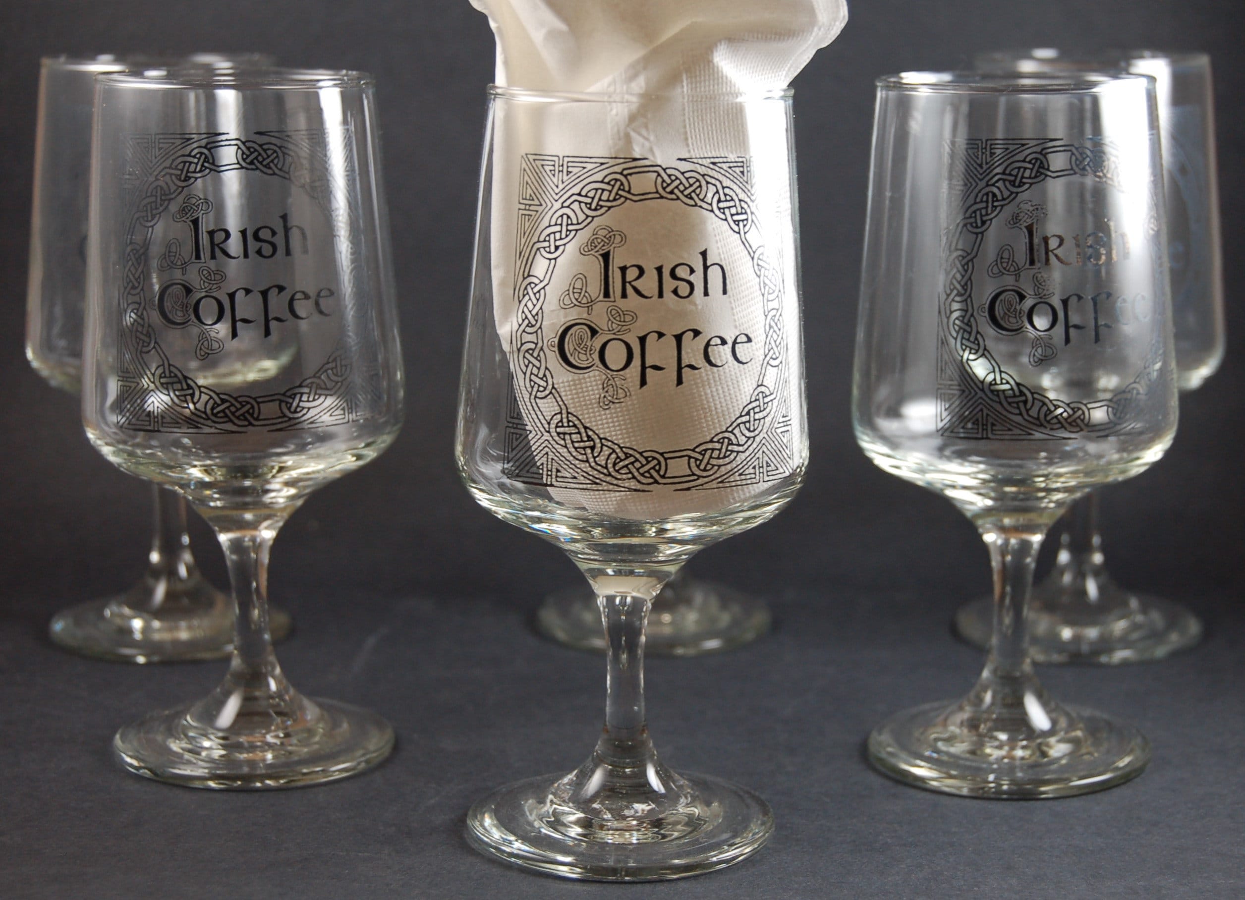 Irish Coffee Glasses Set of 6 - Etsy