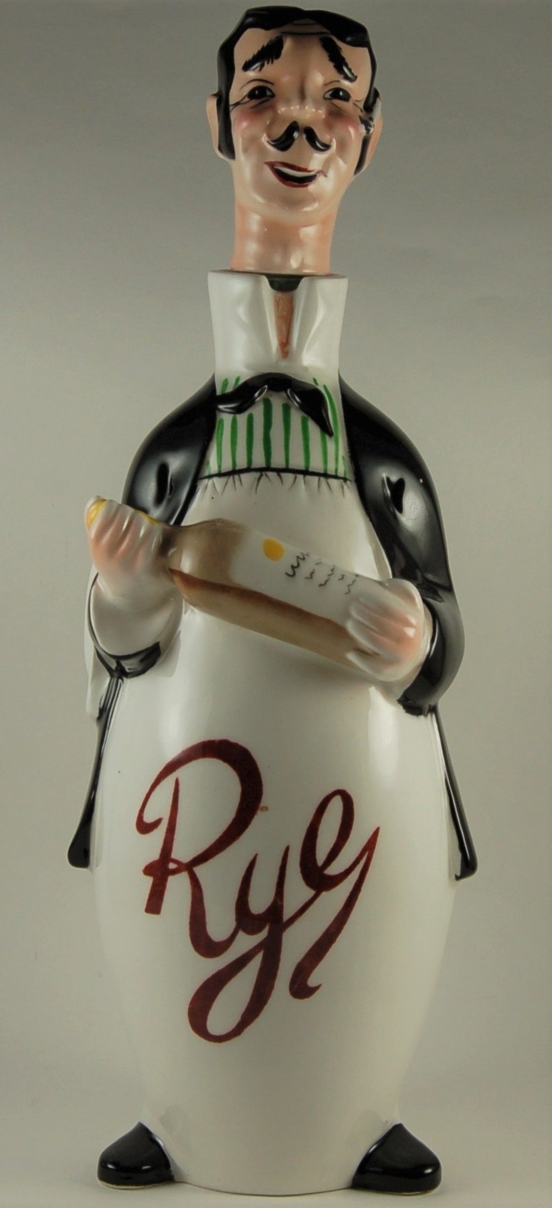 Vintage Porcelain Rye Decanter Made in Japan 12" - Etsy