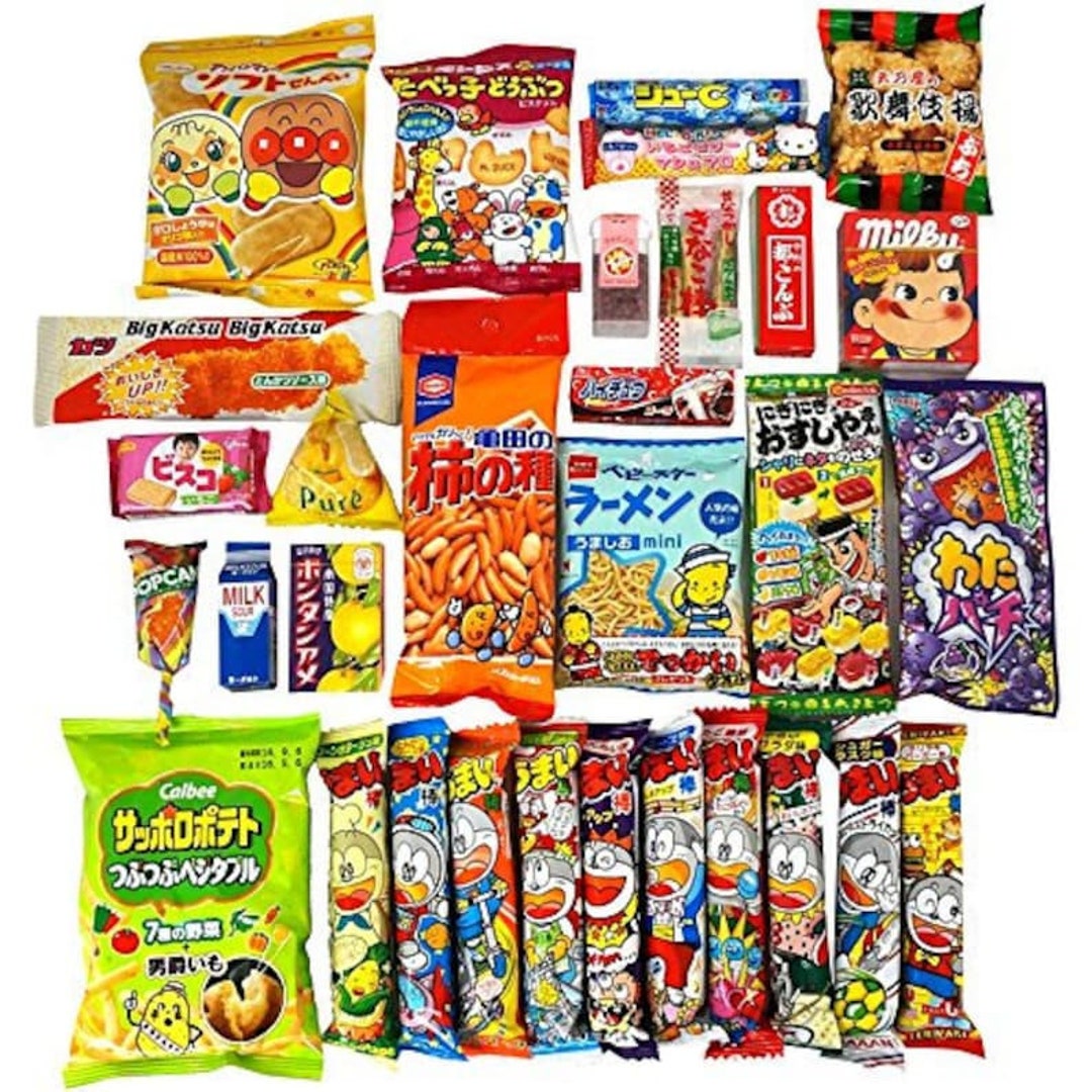 Asian Mystery Snack Box 25PC Full & Mini Size Products Japanese/china ...