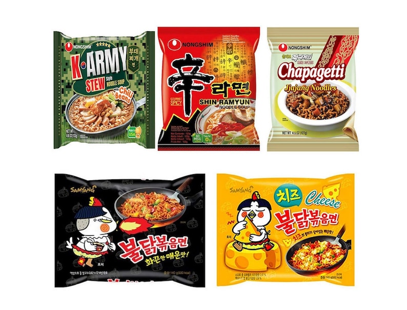 Authentic Asian Ramen Noodle Variety Pack Gift Assorted Flavors Spicy ...