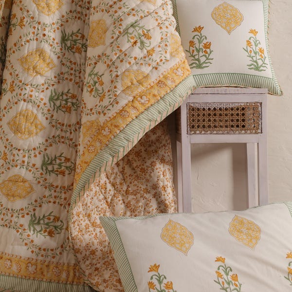 Yellow Comforter Quilt - Etsy