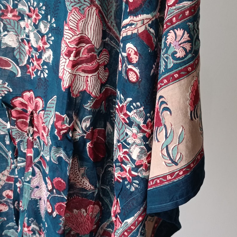 Set of 2 Anokhi Block Print Kaftan FREE SIZE 100% Pure Cotton - Etsy