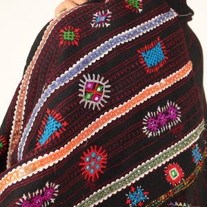 Exquisite Antique Rabari Shawl | Handwoven Vintage Textile ...