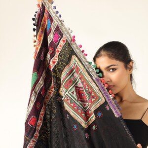 Exquisite Antique Rabari Shawl | Handwoven Vintage Textile ...