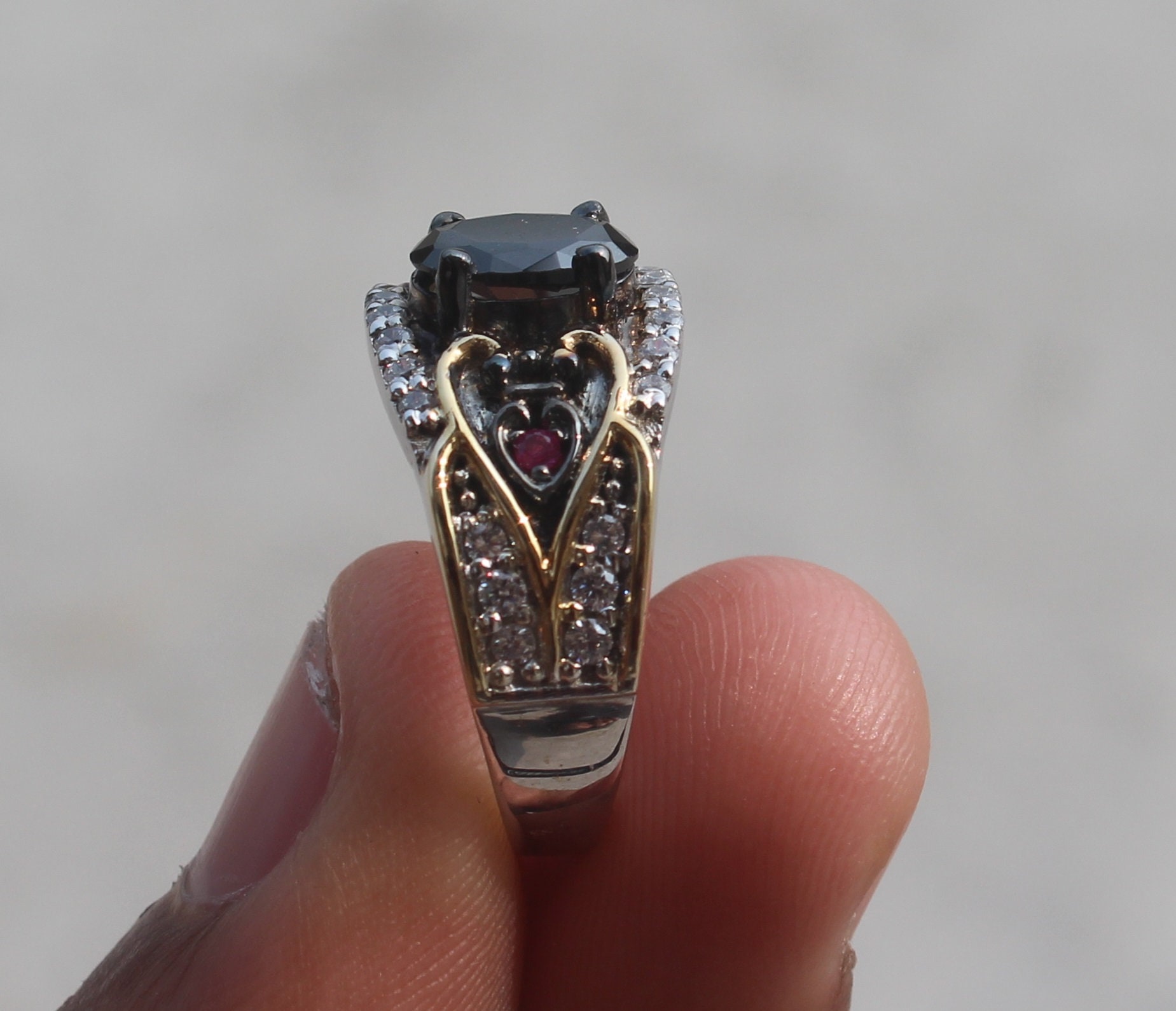 Custom Enchanted Disney Villains Evil Queen Oval Engagement Wedding ...