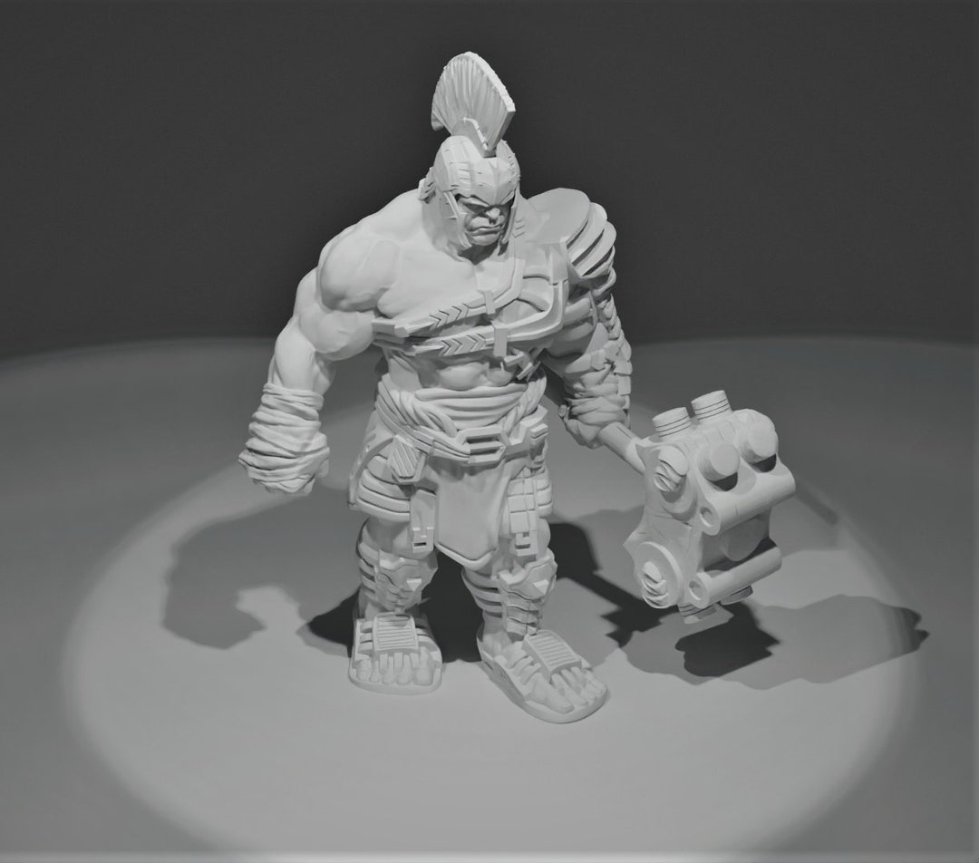 Gladiator Hulk STL File Marvel-3d Print Design 3D Printer_thor_cnc ...