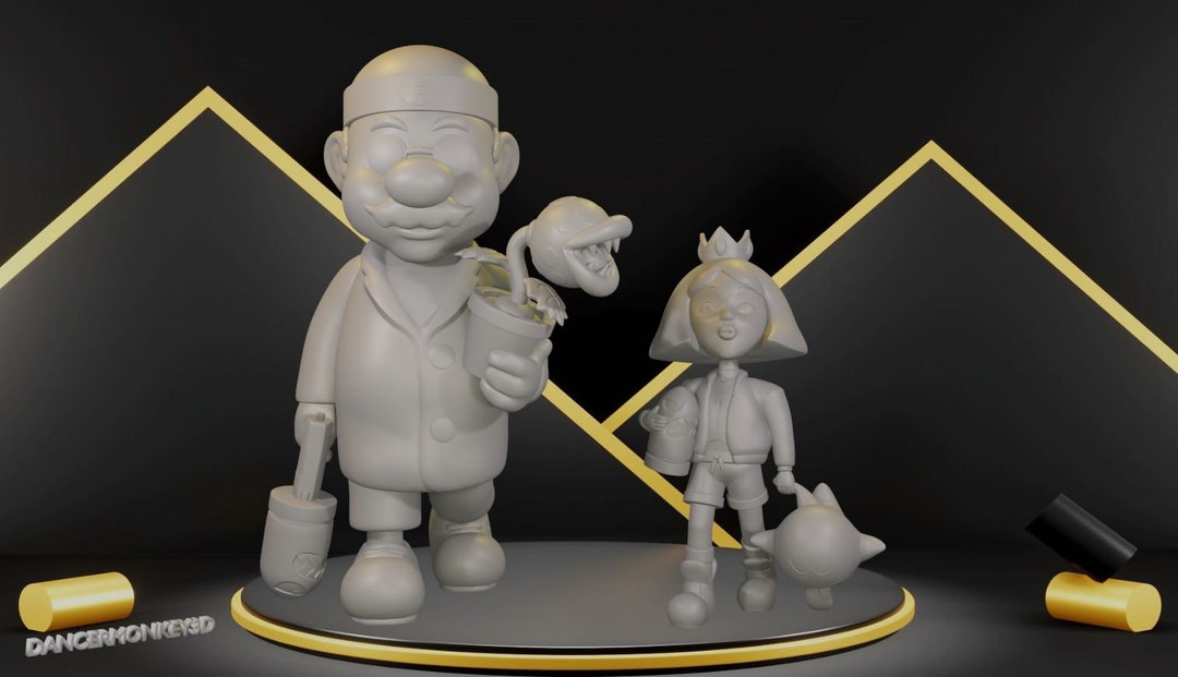 Mario Leon and Mathilda Mode STL File 3D Model - Etsy