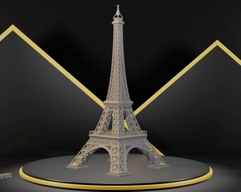 Eiffel Tower High Detail Model 3D Print STL - Etsy