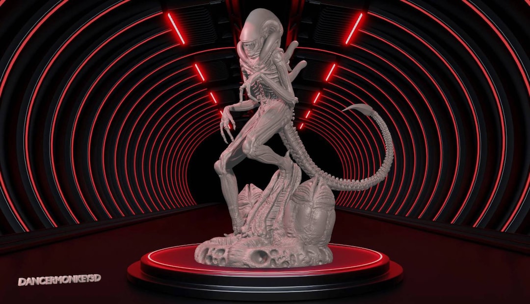 Alien Xenomorph STL File 3D Model Print - Etsy Australia