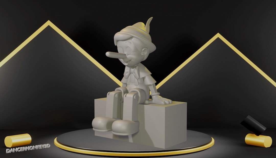 Pinocchio STL Fİles 3D Model - Etsy