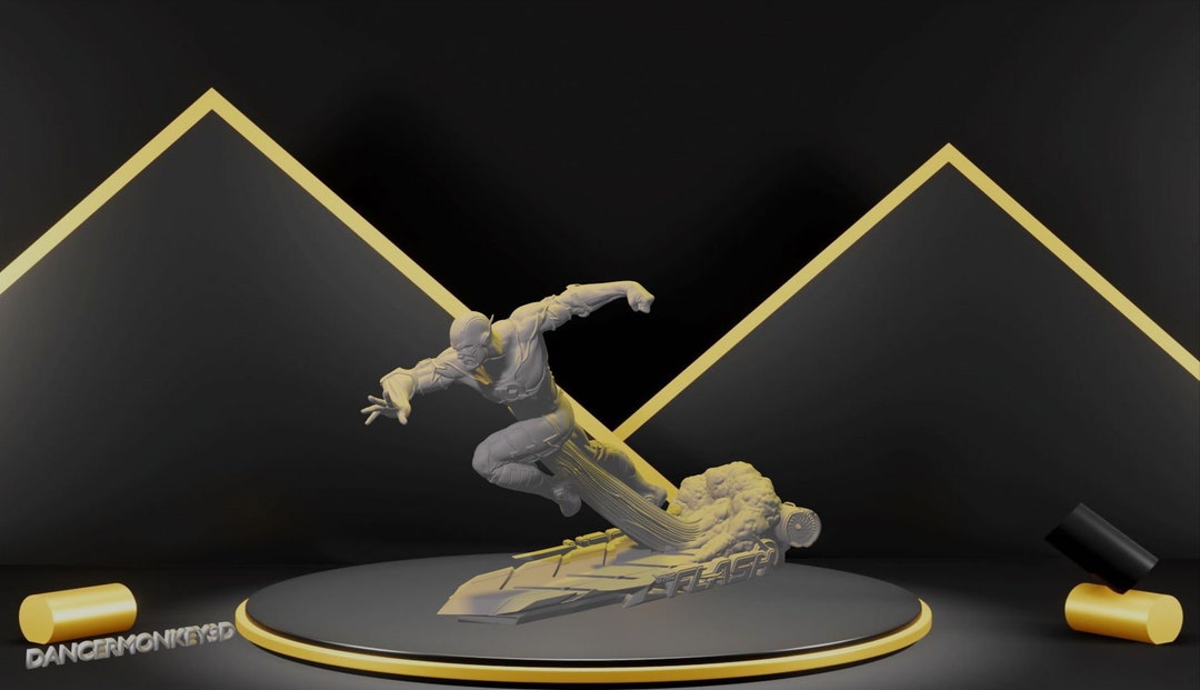 The Flash STL File 3D Printing - Etsy