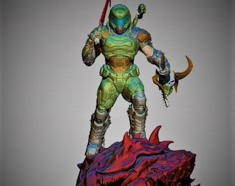 Doom Slayer 3d Stl - Etsy