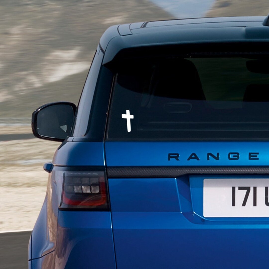 DECAL The Cross Car Window Decal, Etiqueta engomada del coche - Etsy México