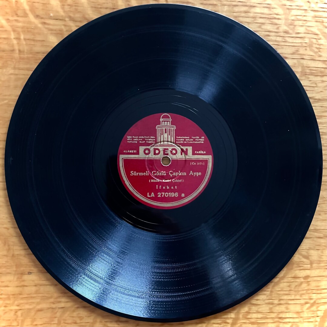 Vintage Record 78 RPM, Shellac Pressing, Surmeli Gozlu Capkin Ayse – Ey ...
