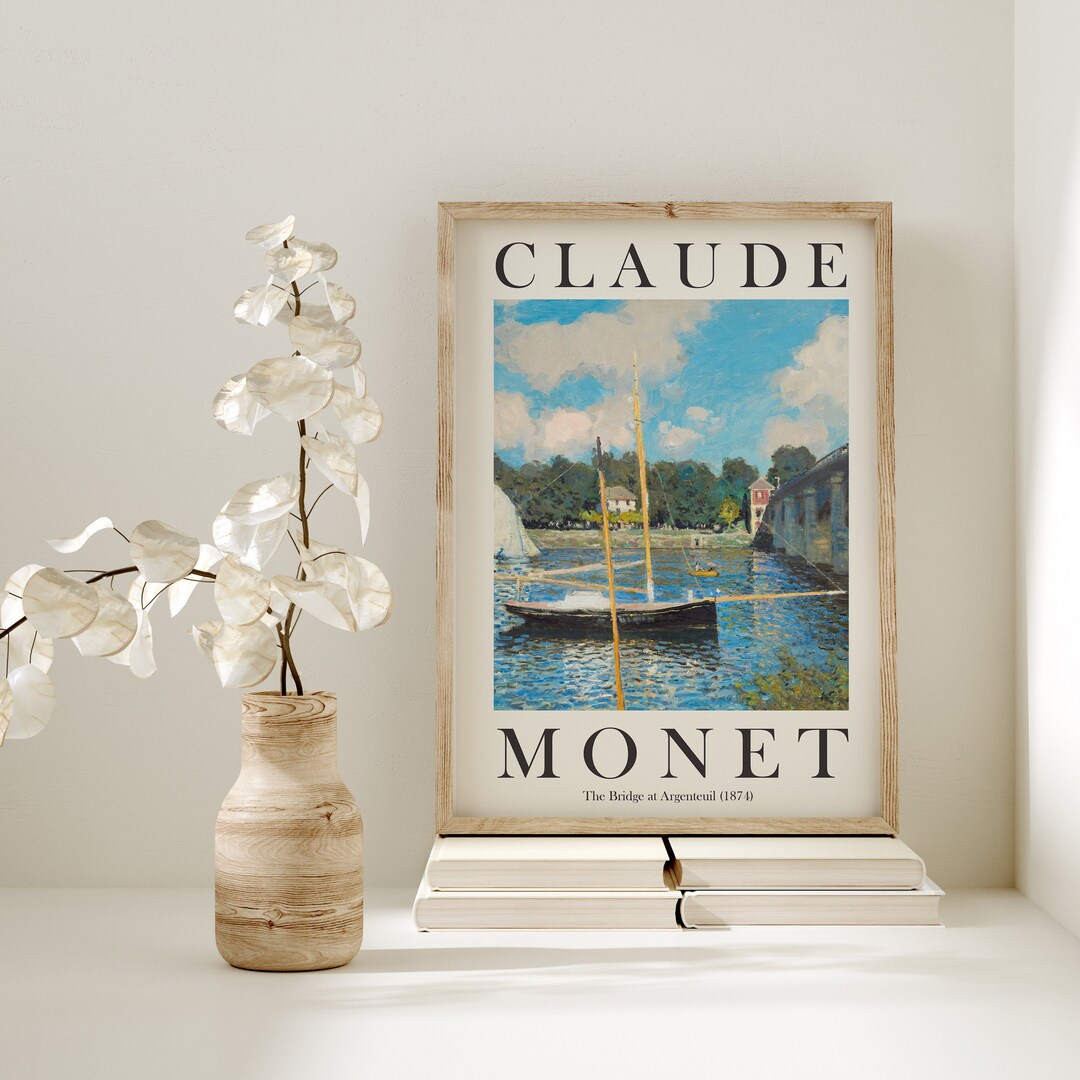 Claude Monet Art Print, Monet Poster, Monet Painting, Monet Wall Art ...