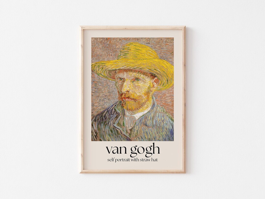 Van Gogh Print, Van Gogh Self Portrait Poster, Van Gogh Vintage Art ...