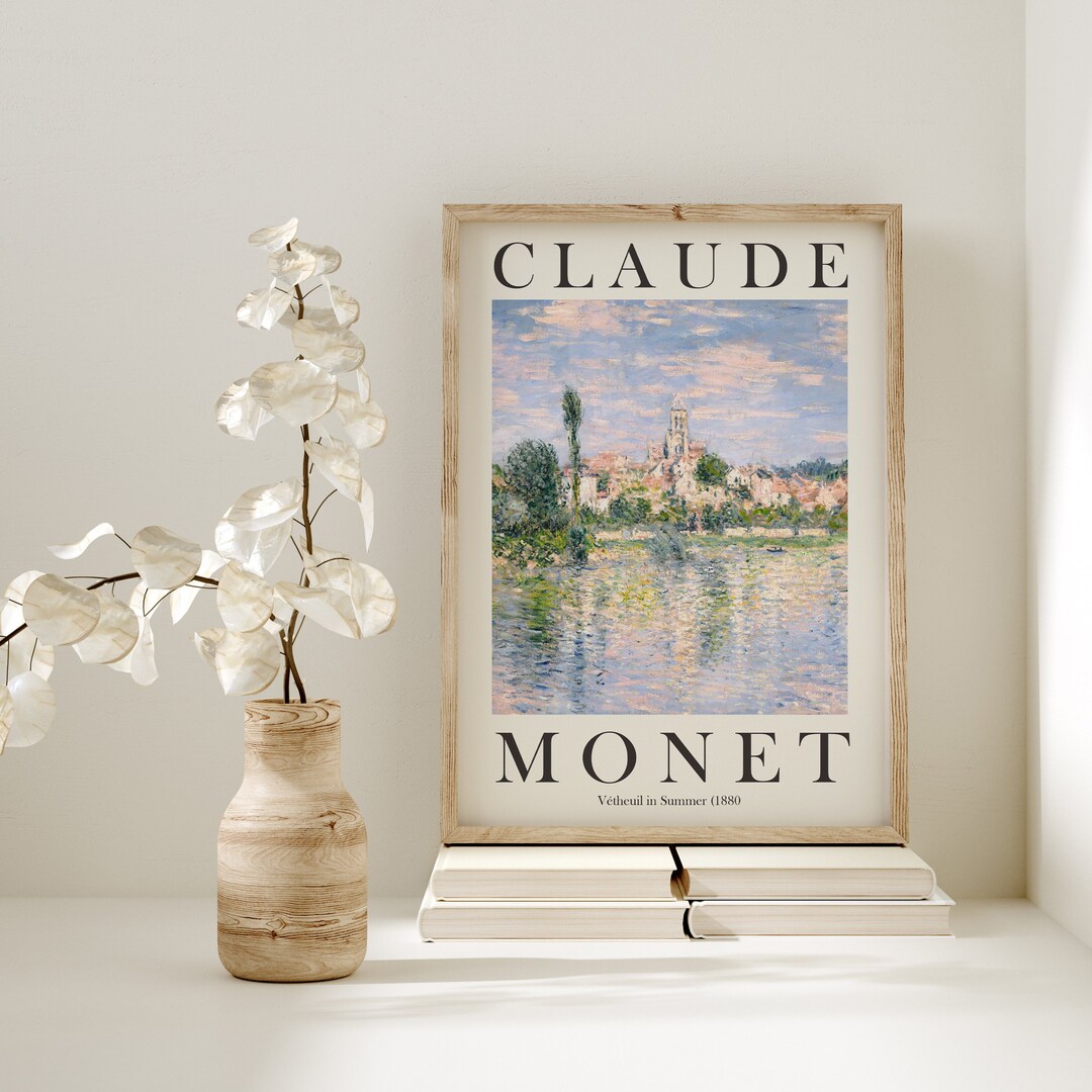 Claude Monet Art Print, Monet Poster, Monet Painting, Monet Wall Art ...