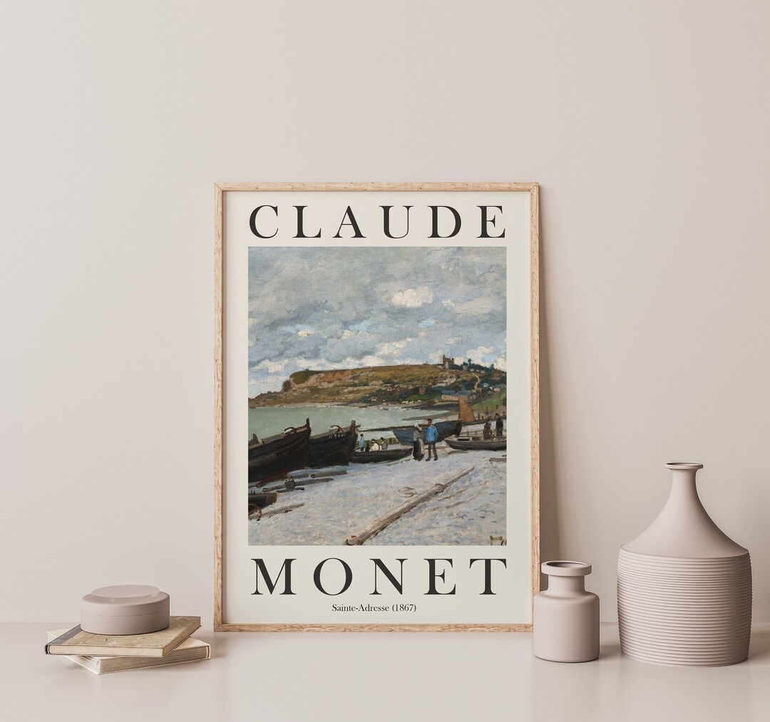 Claude Monet Art Print, Monet Poster, Monet Painting, Monet Wall Art ...