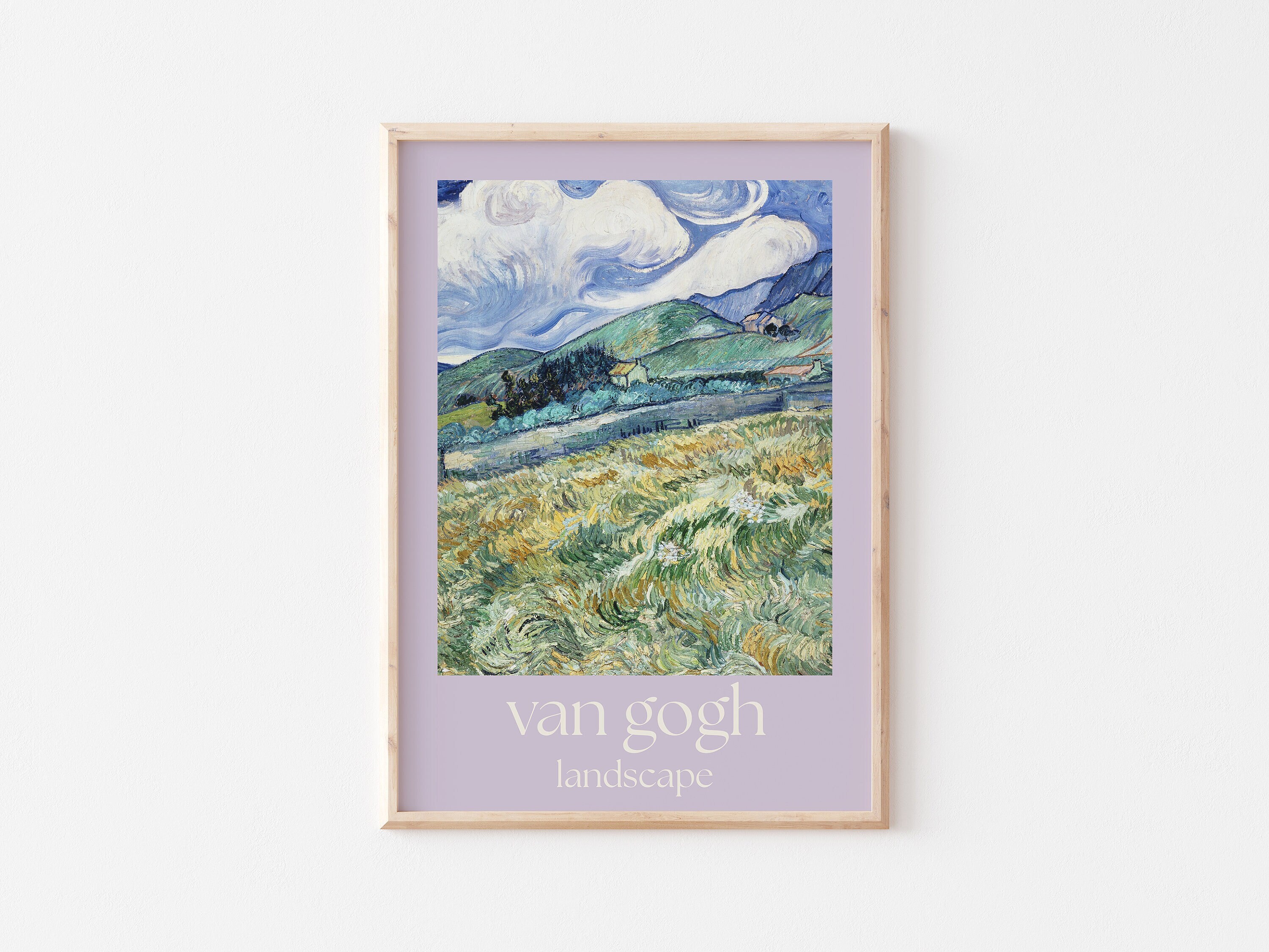 Van Gogh Print Van Gogh Landscape Poster Van Gogh Vintage - Etsy