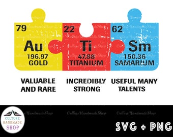 Autism Periodic Table | Etsy