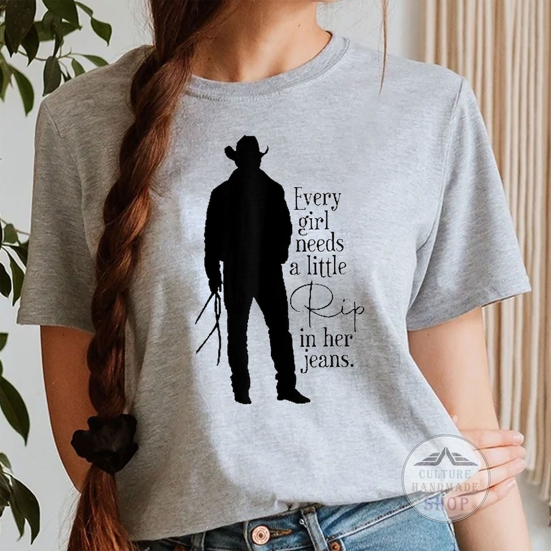 Every Girl Needs A Little Rip in Her Jeans Shirt - Etsy
