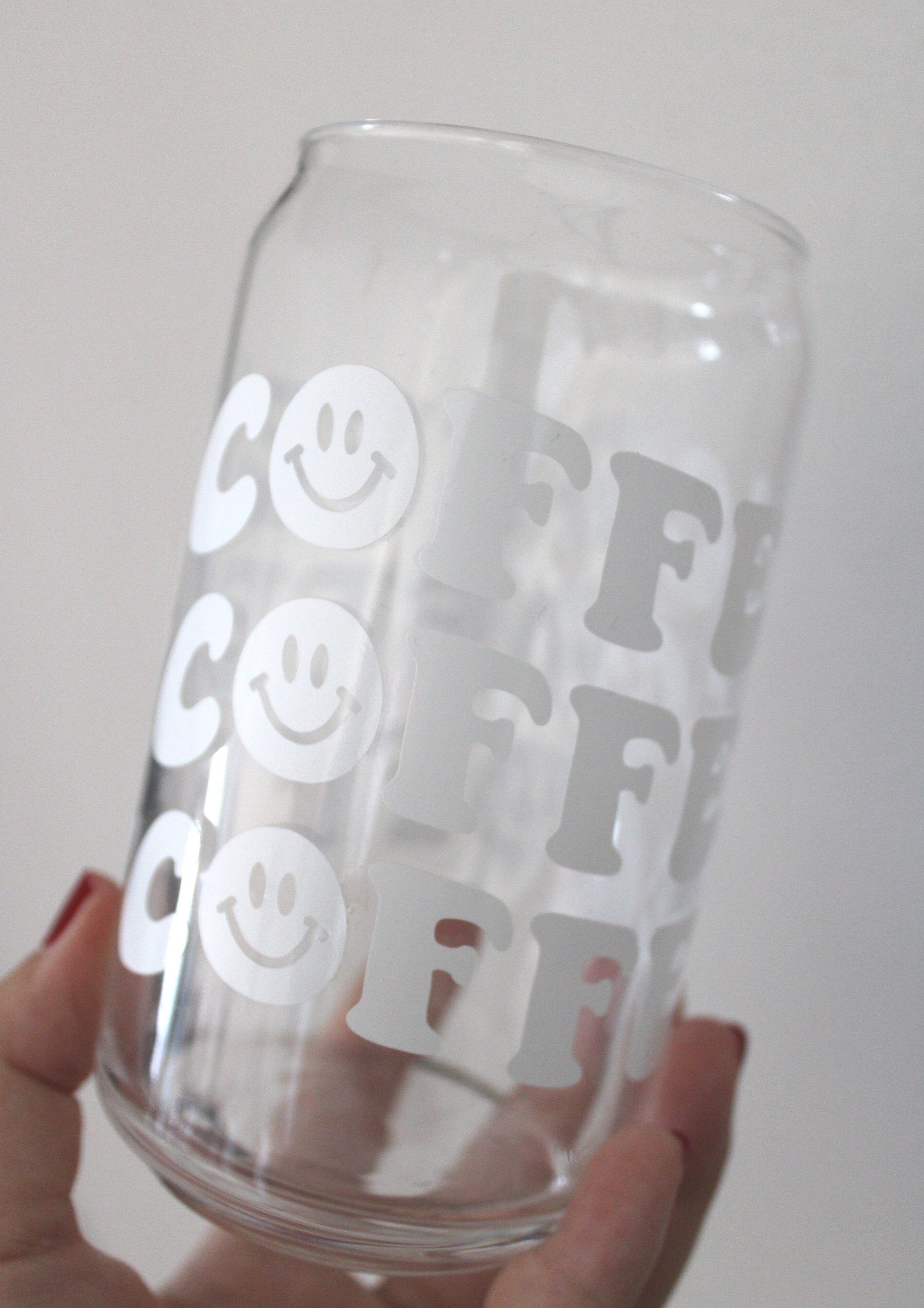 LIBBEY GLASS CAN Beer Can Glass Soda Can Glass Coffee Lover - Etsy