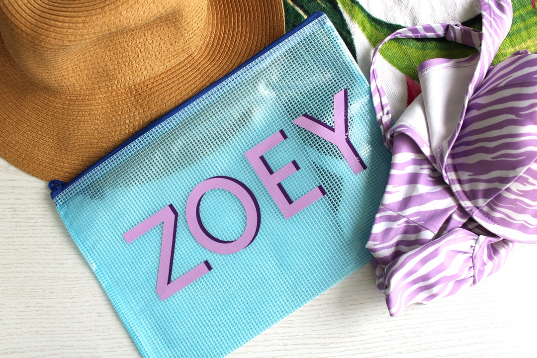 WATERPROOF POOL BAG Bag for at the Pool or Beach A4 Size Bag for Bikini ...