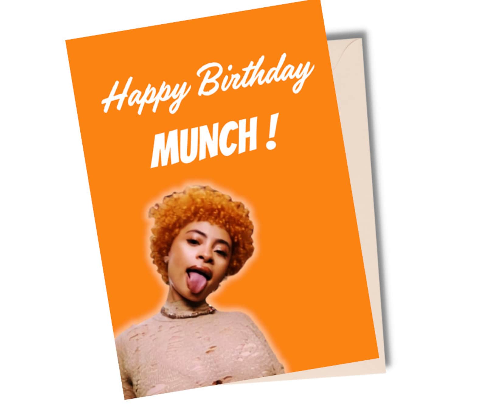 Ice Spice Happy Birthday Card | Happy Birthday Much | Ice Spice Rapper ...