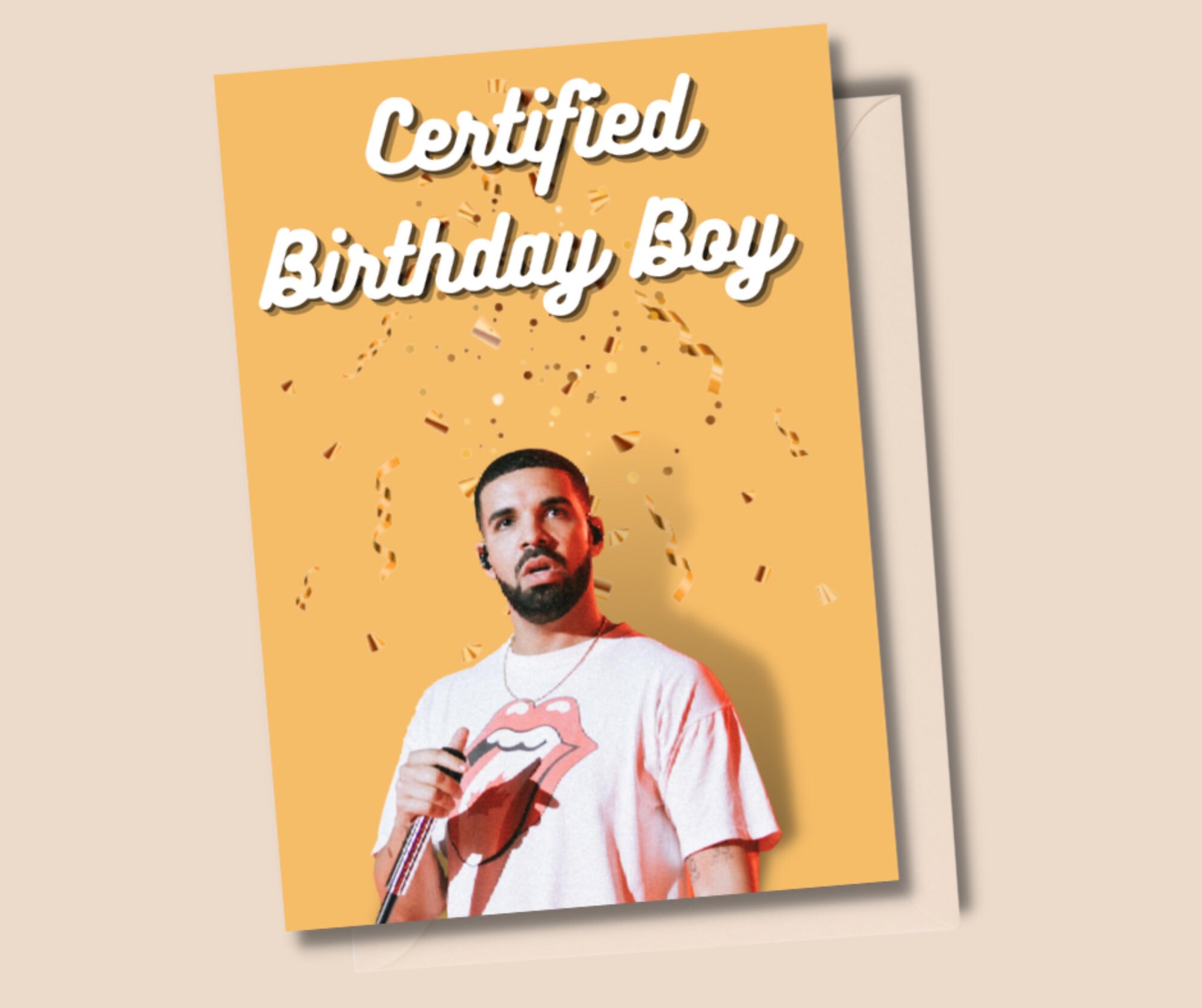 Drake Birthday Card| Certified Lover Boy Birthday Card| Certified Lover ...