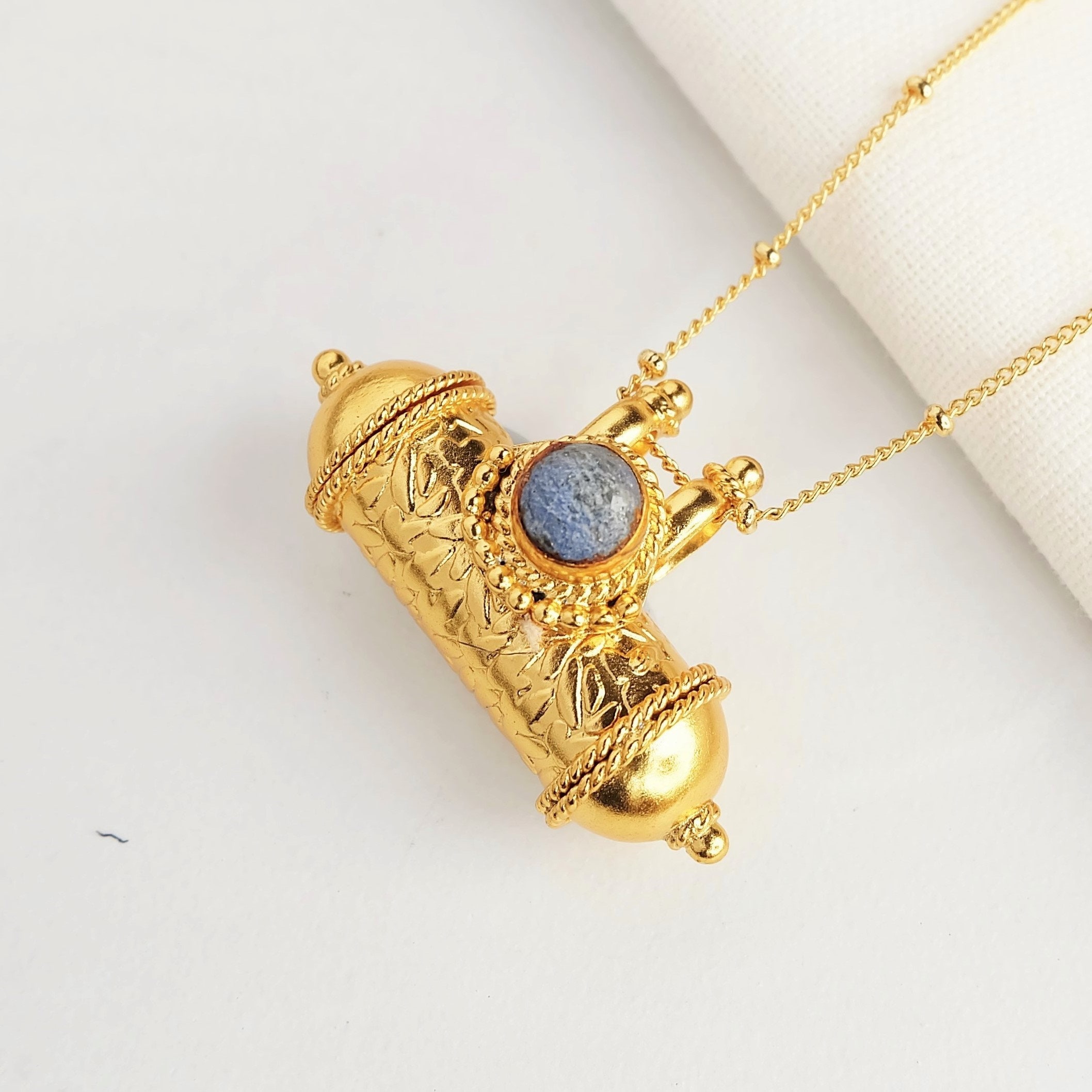 Prayer Locket Wishing Locket Gold Kavacha Amulet Necklace - Etsy