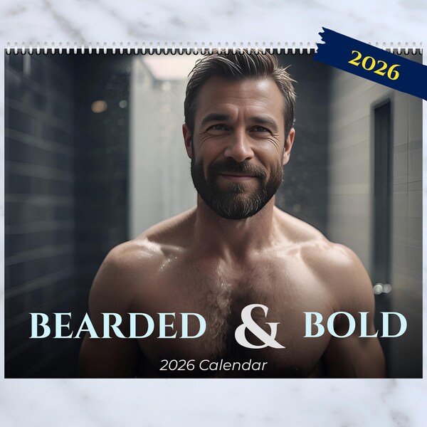 2026 Male Calendar - Etsy
