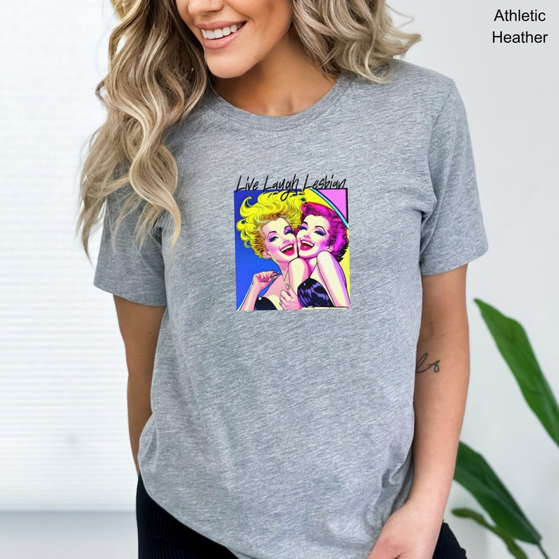 Live Laugh Lesbian Shirt That Is Popular Right Now Sapphic Shirt As