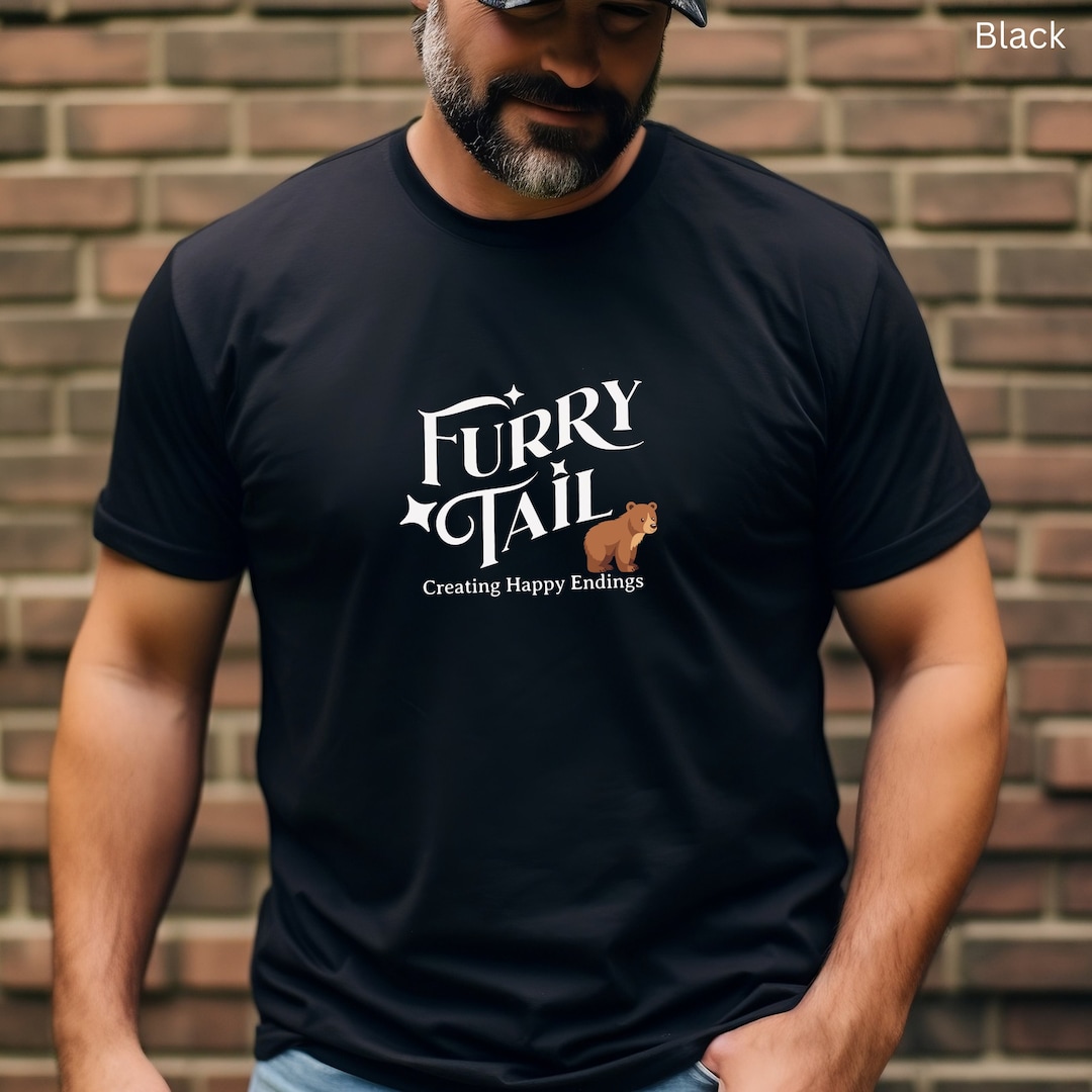 Furry Tail Gay Bear Pride Shirt Funny Subtle Pride MLM Tee Gift for Gay ...