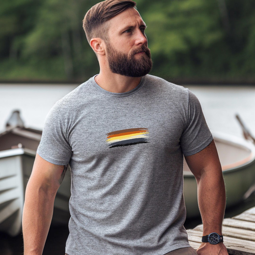 Gay Bear Pride Flag Shirt Popular Right Now Subtle Pride Top Selling T ...