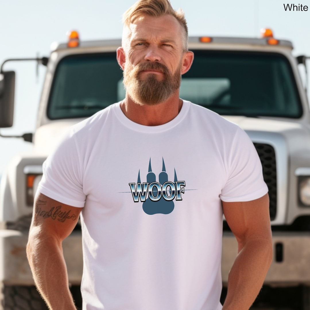 Woof Gay Bear Pride Shirt Bear Gay Pride Outfit Men Best Top Selling T ...